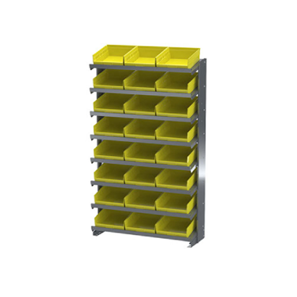 12″ Deep Angled Single Sided Shelves - JB Equipment